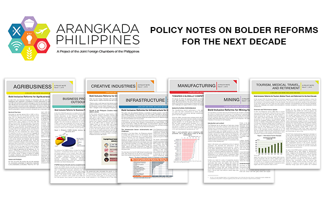 Arangkada Philippines releases Policy Notes on bolder reforms for the ...